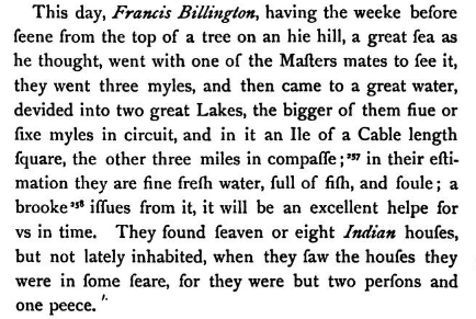 The great "Billington Sea"