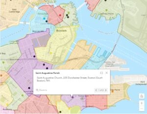 Parish boundary maps