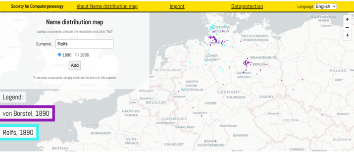 Tools for German Origins